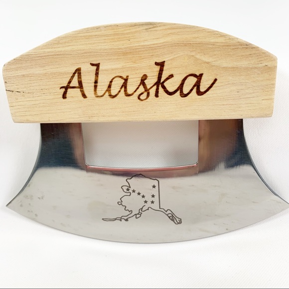 Kitchen | Alaska Ulu Knife State Outline 525 Blade Euc | Poshmark